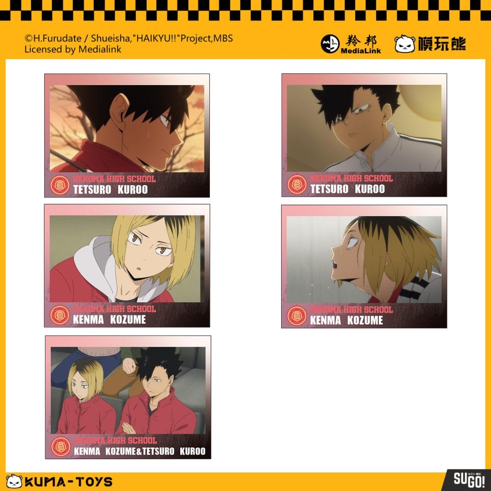 Kuma Toys Sakurayokan Haikyuu Character Scene Cards Polaroid Memory ...