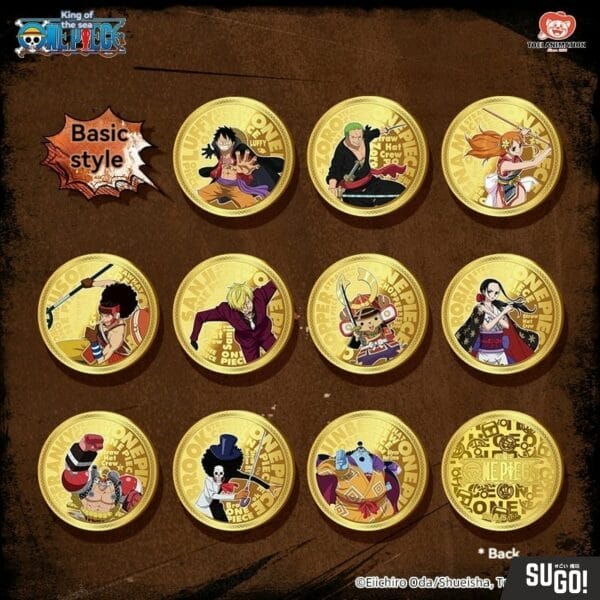 Toei Animation One Piece 25th Anniversary Gold Coin Blind Box - Single ...