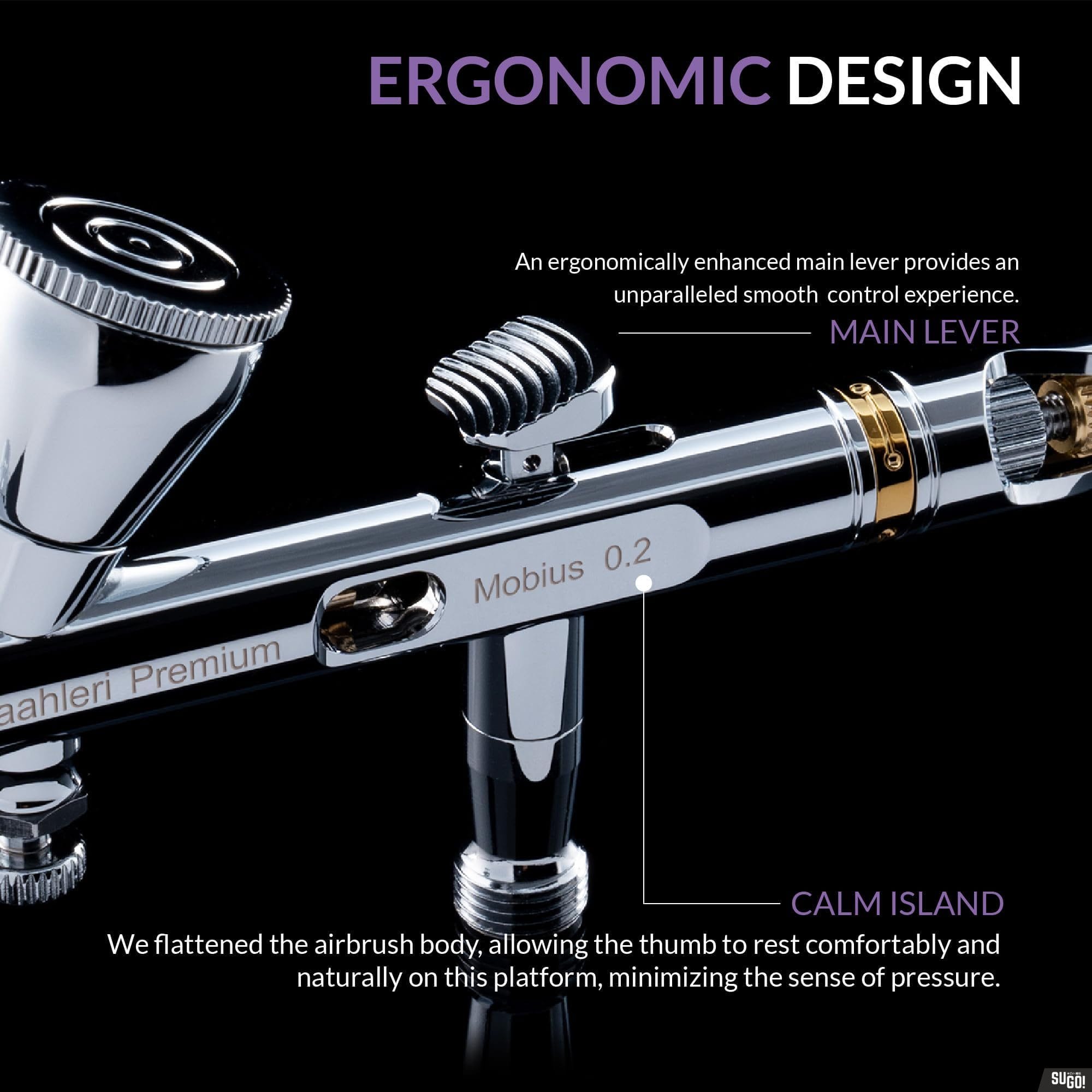 Gaahleri Airbrush Premium Series GHPM-Mobius 0.2mm - Sugo Toys ...