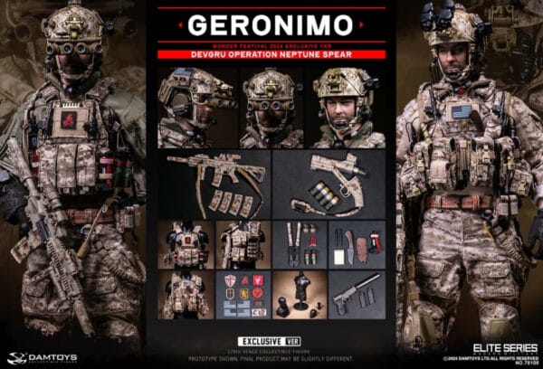 Damtoys Devgru Operation Neptune Spear “GERONIMO” WF 2024 Exclusive Ver ...