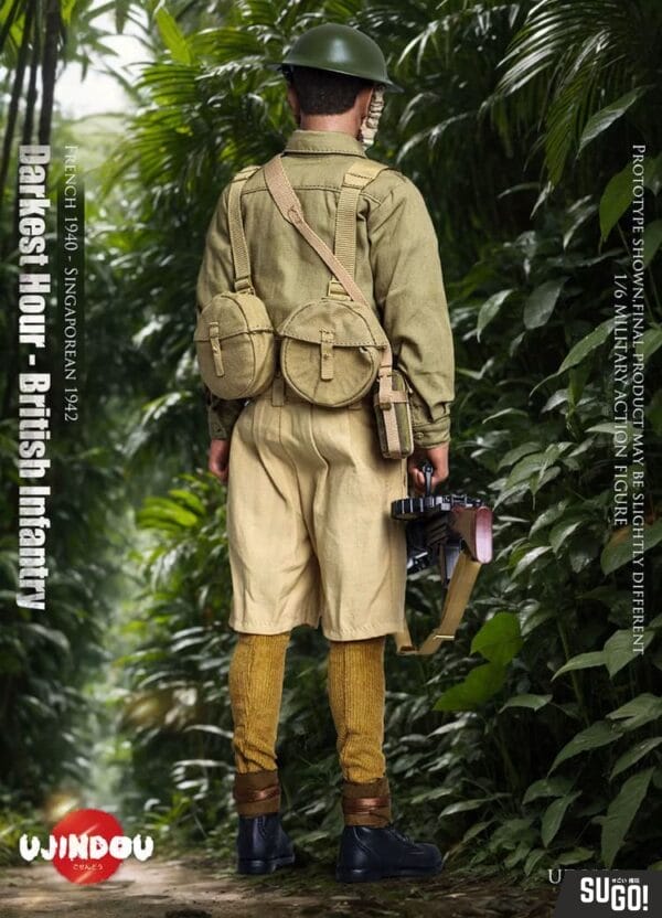 UJINDOU World War II British Infantry France 1940 Singapore 1942 UD9039 ...
