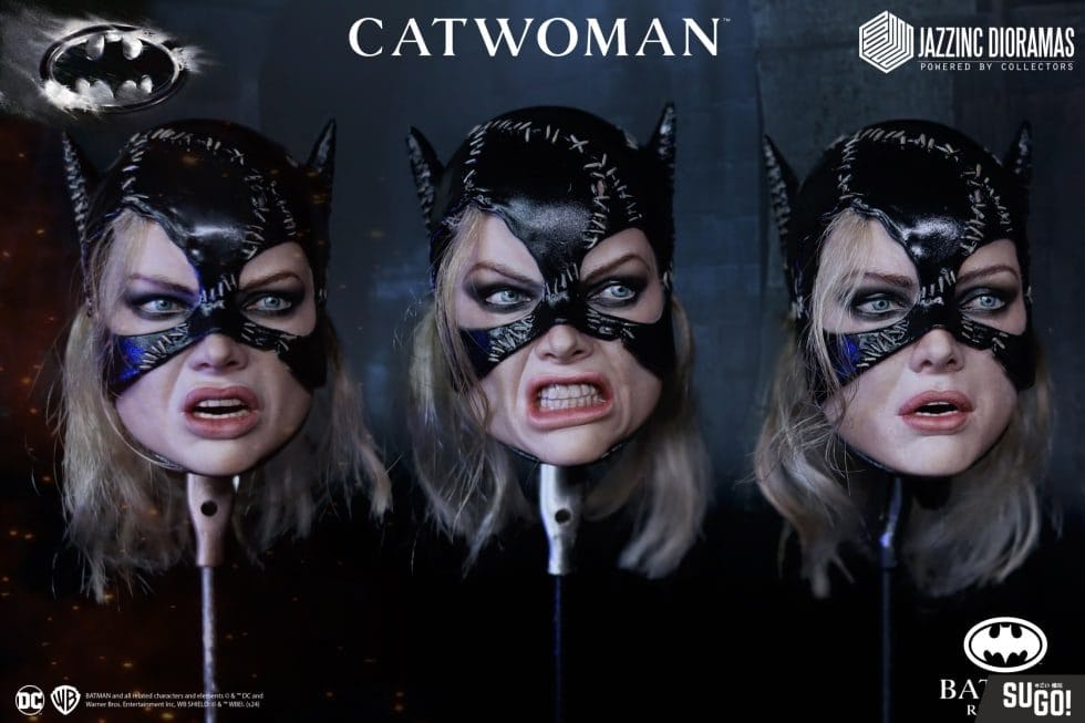 Jazzinc Dioramas Batman Returns Catwoman (Deluxe Double Display Set) 1/ ...