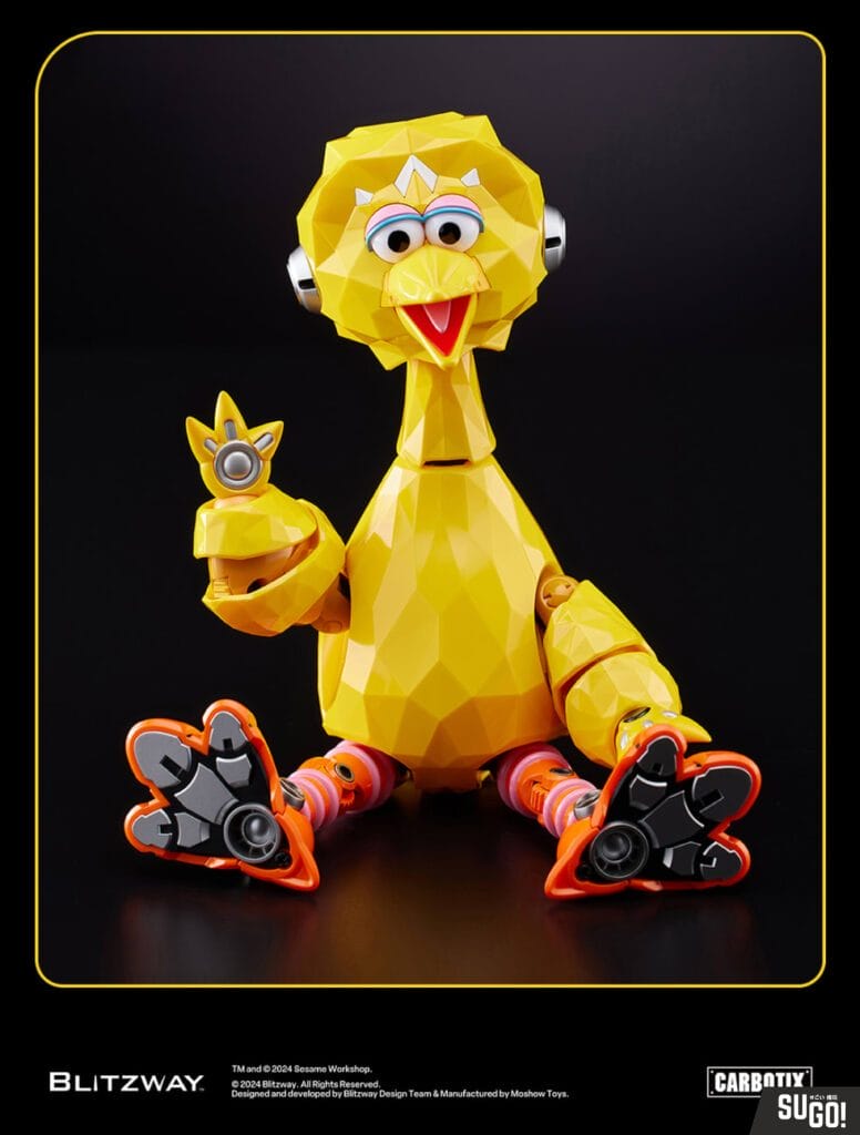 BLITZWAY Carbotix Sesame Street Big Bird Action Figure - Sugo Toys ...