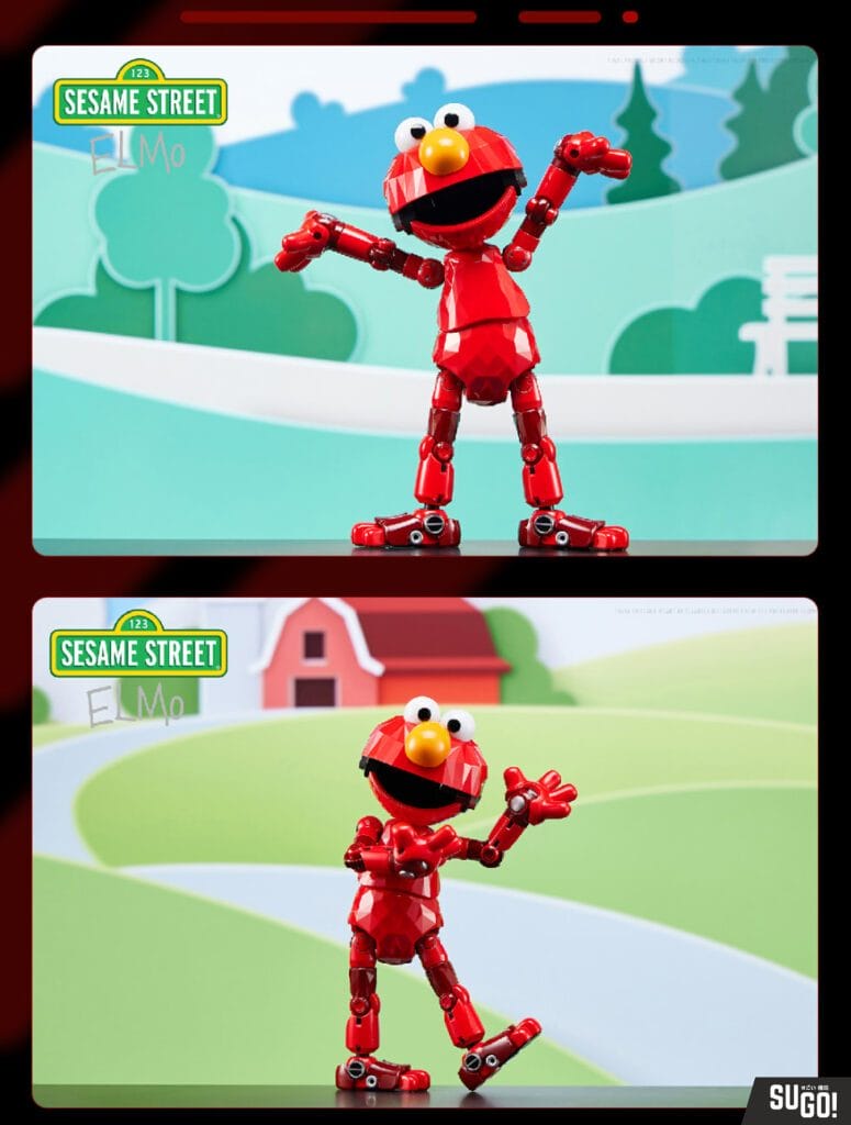 BLITZWAY Carbotix Sesame Street Elmo Action Figure - Sugo Toys ...