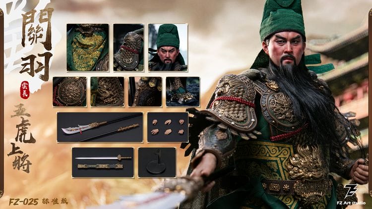 FZ Art Studio FZ025 Legend of The Mighty General Guan Yu Standard ...