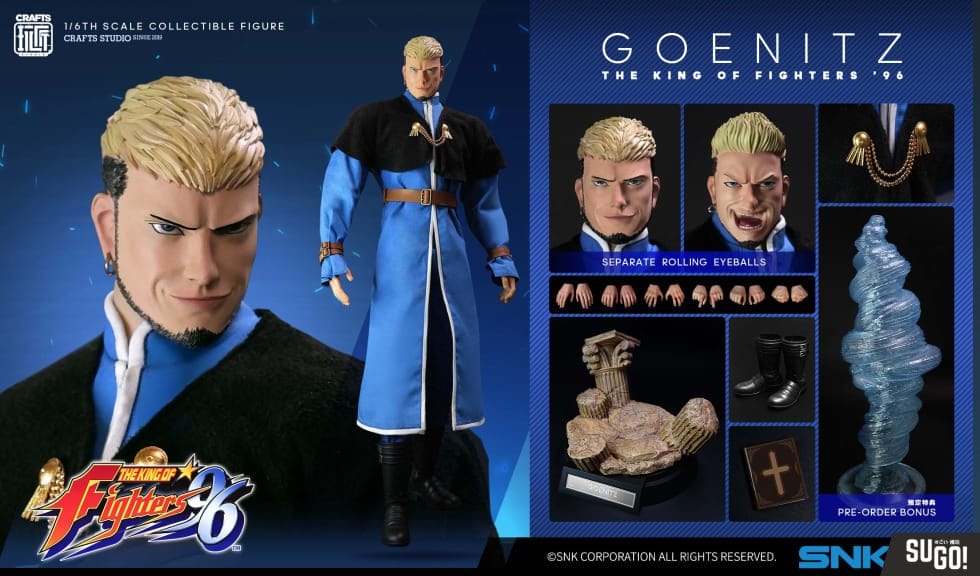 Craft Studio Snk The King of Fighters '96 - Goenitz Licensed 1/6 Action ...