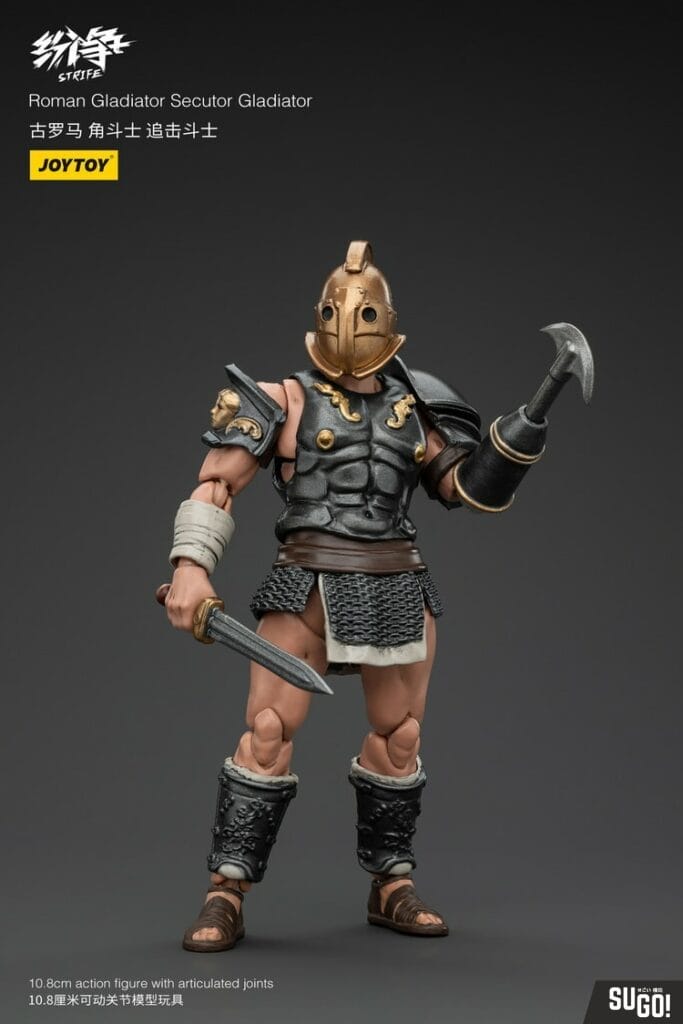 Joy Toy JT00690 Strife Roman Gladiator Secutor Gladiator 1/18 Action ...