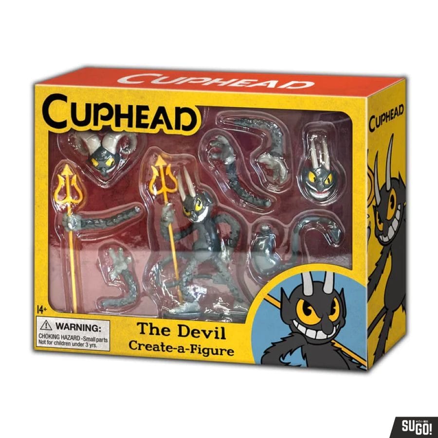 Syndicate Collectibles Cuphead - The Devil Create-A-PVC Figure 4' Mini ...