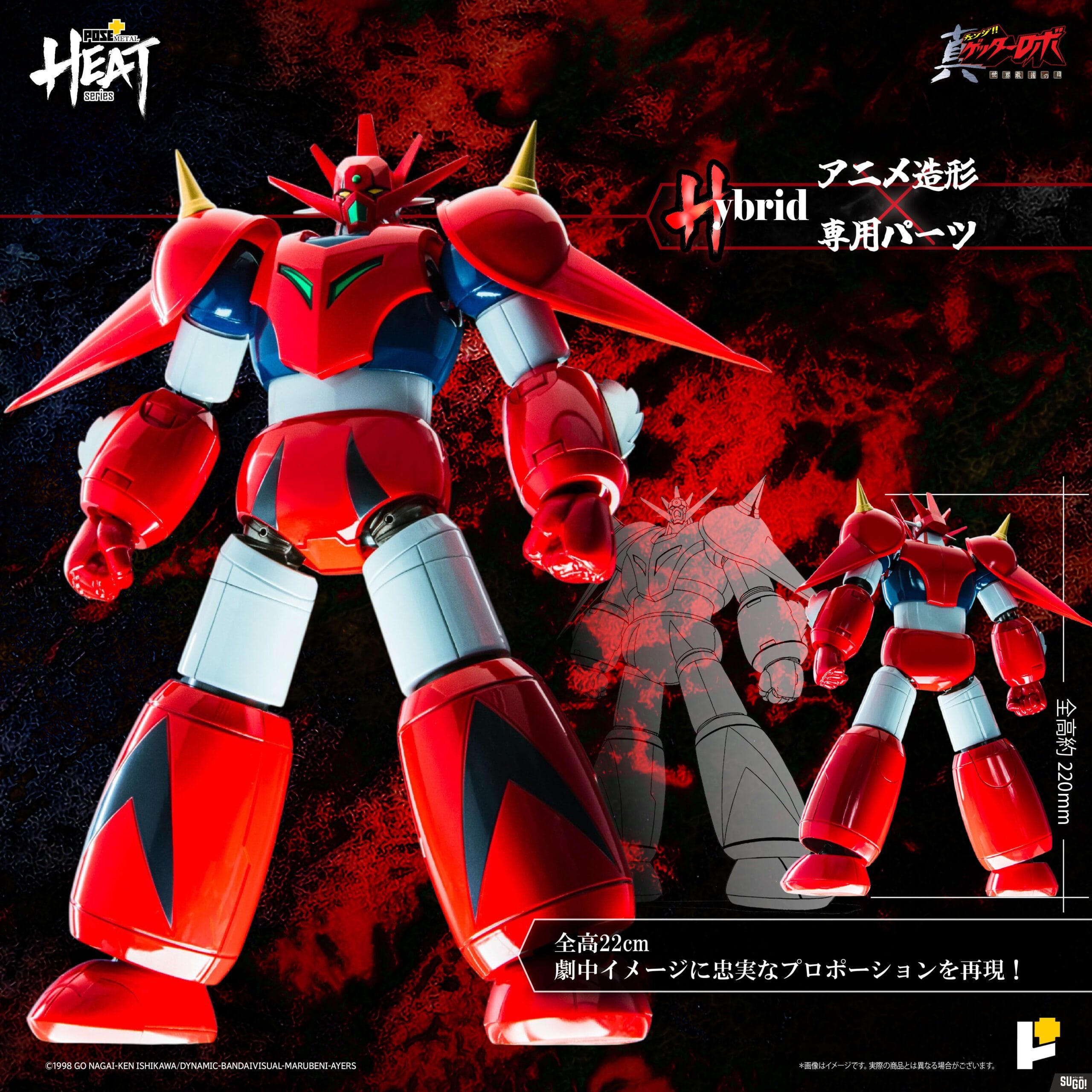 Art Storm POSE+ Metal Heat Getter Dragon (Getter Robo Armageddon Ver ...