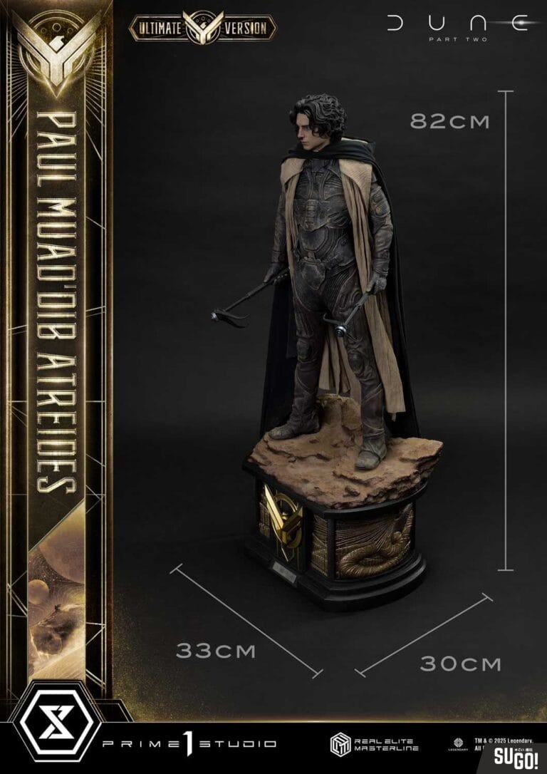Prime 1 Studio Dune: Part Two Muad'Dib Paul Atreides Real Elite ...