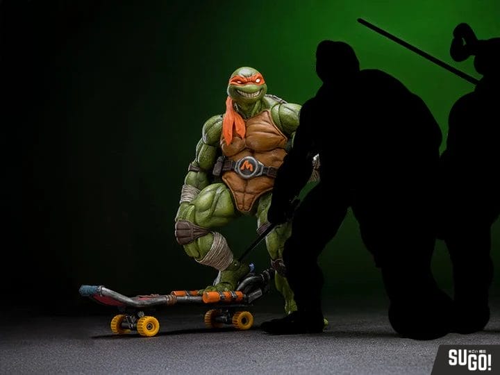 LingJiHun TMNT Teenage Mutant Ninja Turtles Michelangelo 17cm Action ...