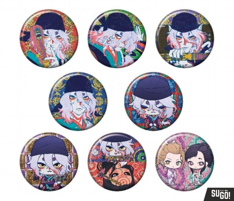 Mononoke Karakasa Movie Glitter Can Badge Collection (8 Styles) Goods ...