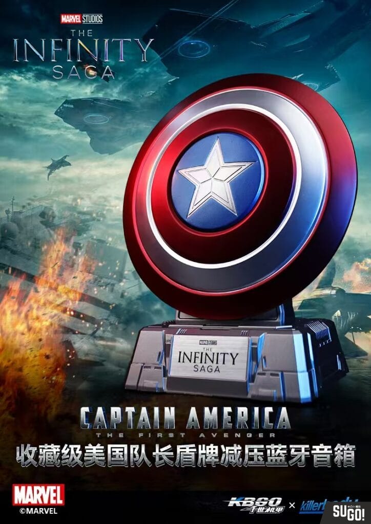 Killerbody Marvel Captain America Shield Movie Version Fidget Spinners ...