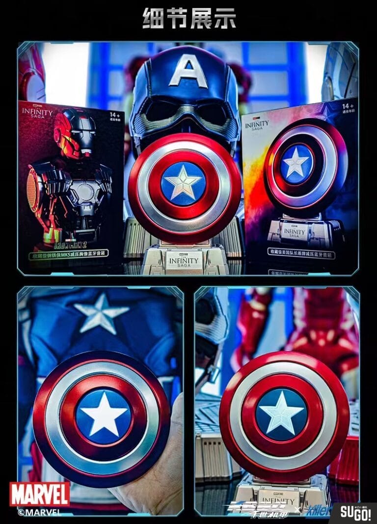 Killerbody Marvel Captain America Shield Movie Version Fidget Spinners ...