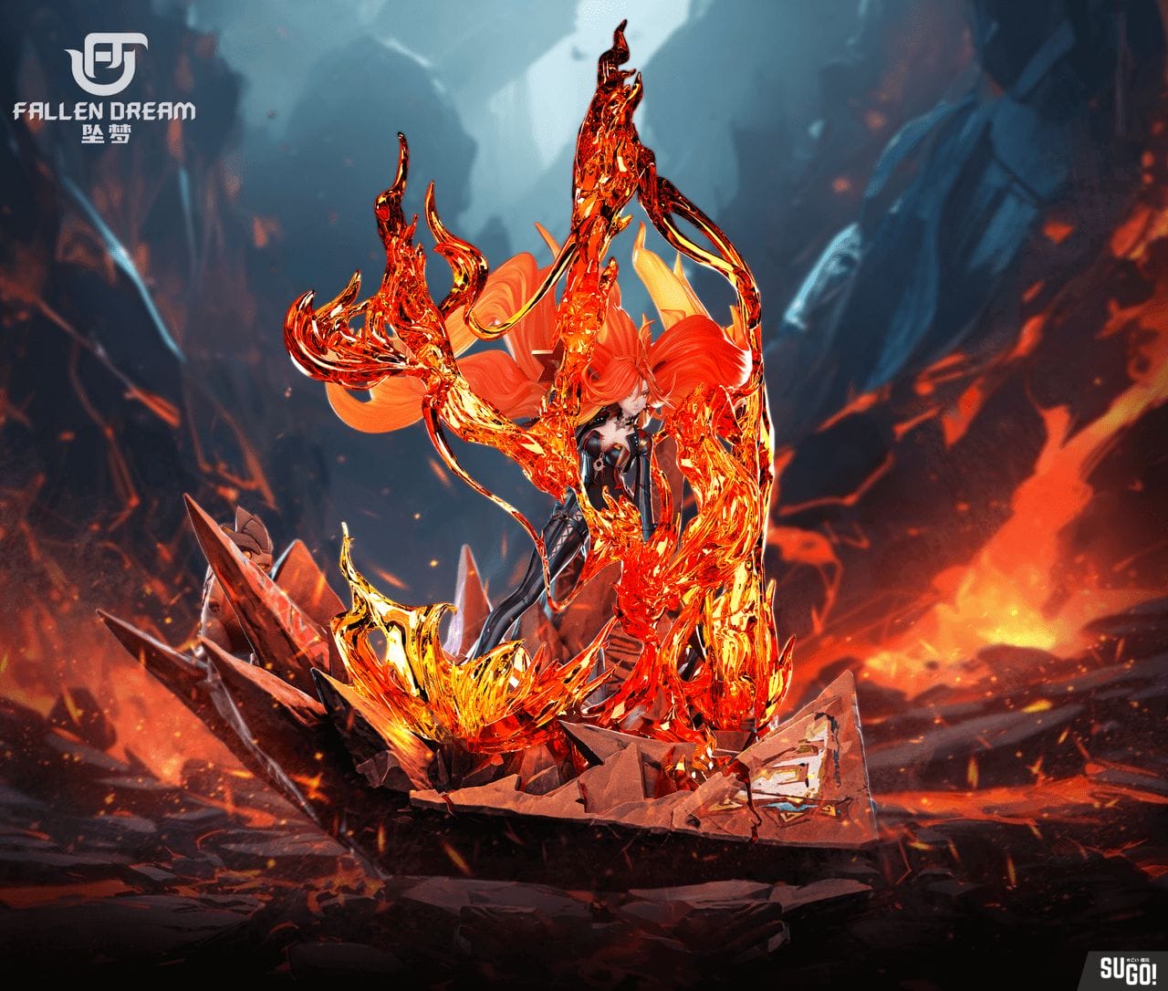 Fallen Dream Studio Genshin Impact Mavuika C Ver. 1/6 GK Statue - Sugo ...