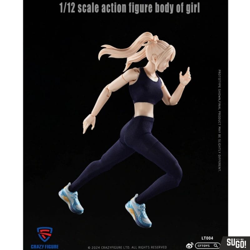 CRAZY Figure LT004 Female 1/12 Action Figure - Sugo Toys | Action ...