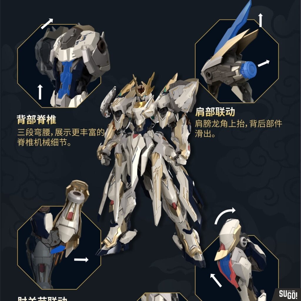 GS-TOYS Emp-01 + Mc-01 Winged Dragon Set Model Kit - Sugo Toys | Action Figures & Collectibles