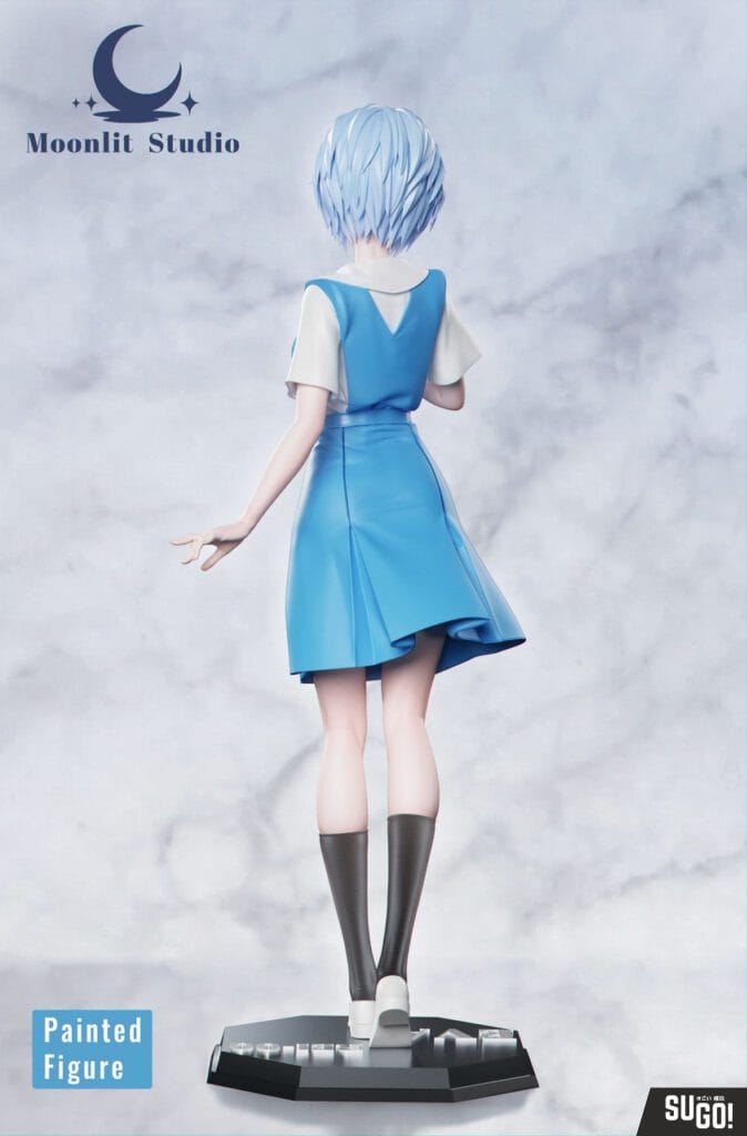 Moonlit Studio Evangelion Ayanami Rei (School Uniform) 1/6 GK Statue - Sugo Toys | Action ...