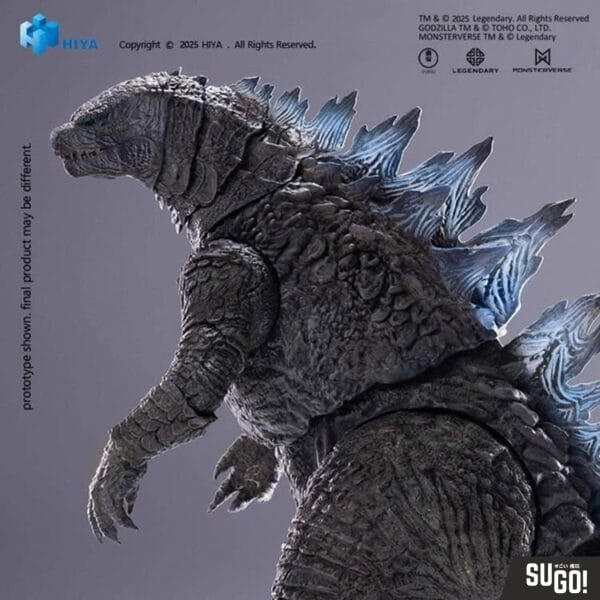 HIYA Toys Exquisite Basic Godzilla (2014) Heat Ray Godzilla Transparent ...