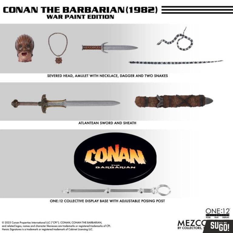 Mezco Toyz Conan The Barbarian (1982) - Conan ONE:12 Collective 1/12 ...