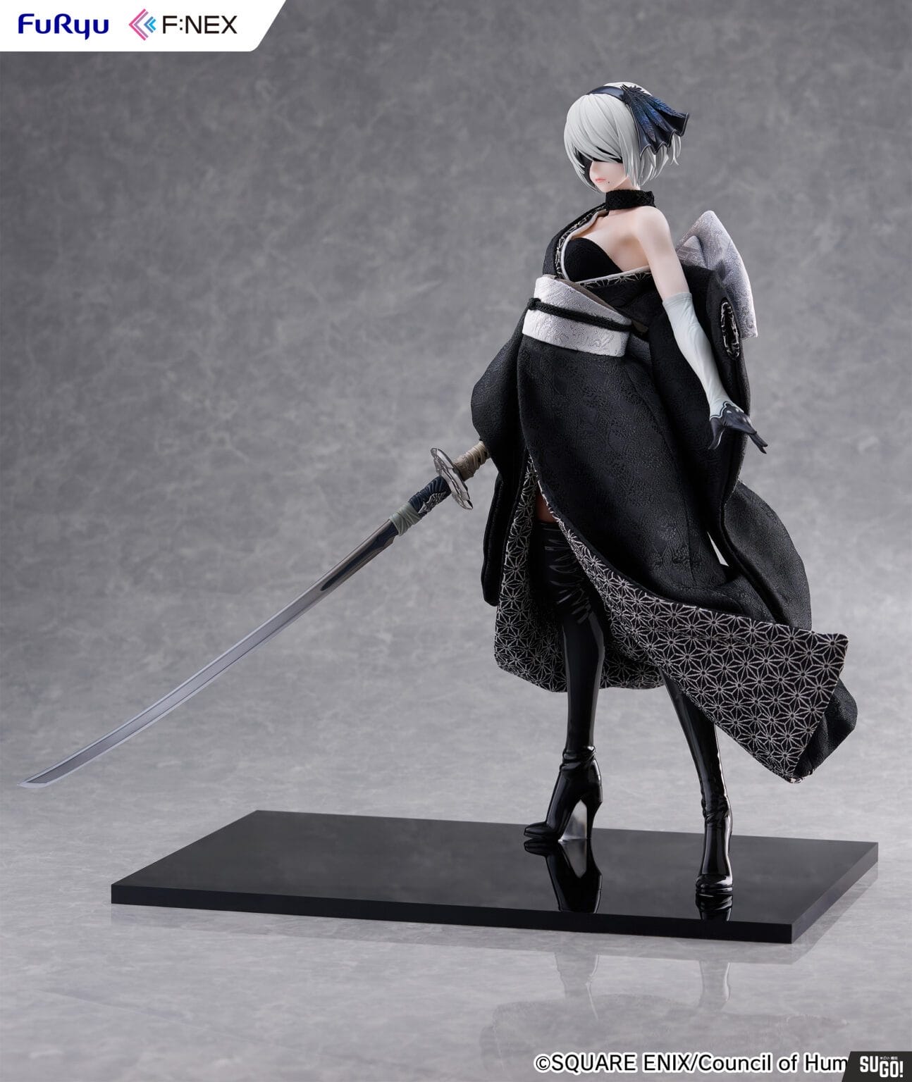 FuRyu Automata Ver1.1a Nier 2B Japanese Doll 1/4 PVC Figure - Sugo Toys | Action Figures ...