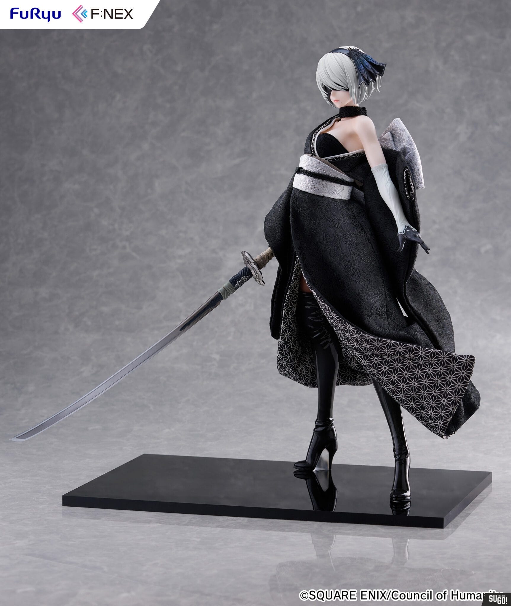 FuRyu Automata Ver1.1a Nier 2B Japanese Doll 1/4 PVC Figure - Sugo Toys | Action Figures ...