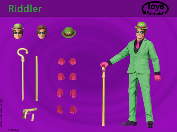 ToysRemake TRD002 Riddler 1/12 Action Figure - Sugo Toys | Australian ...