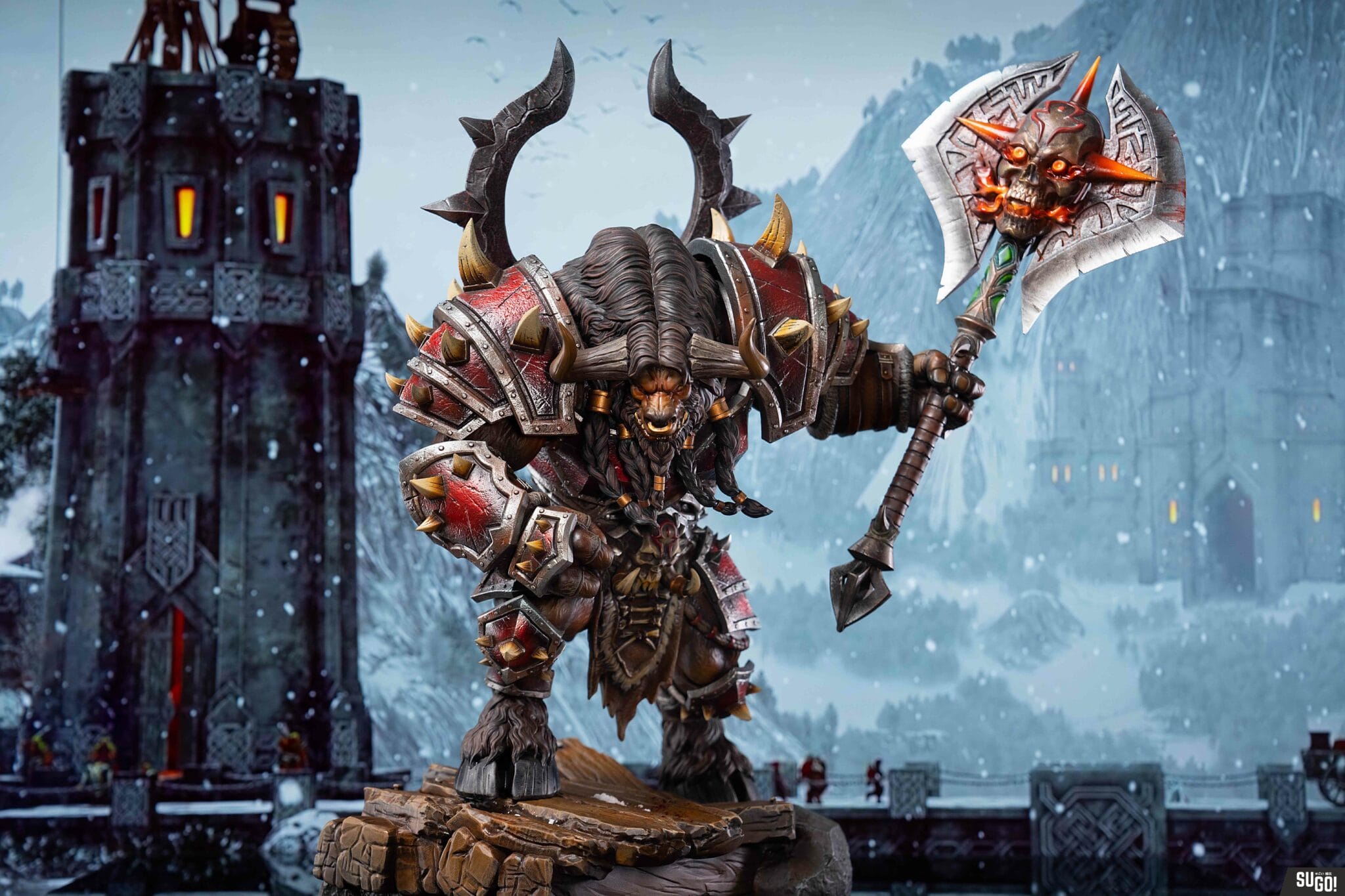 Thach Skull Studio World of Warcraft Tauren Warchief Red Ver. 1/8 GK ...
