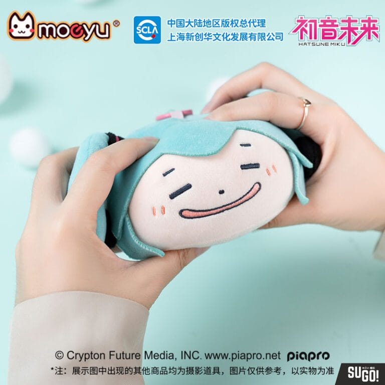 Moeyu Hatsune Miku Squishy Face Plush Keychain Accessory - Sugo Toys ...