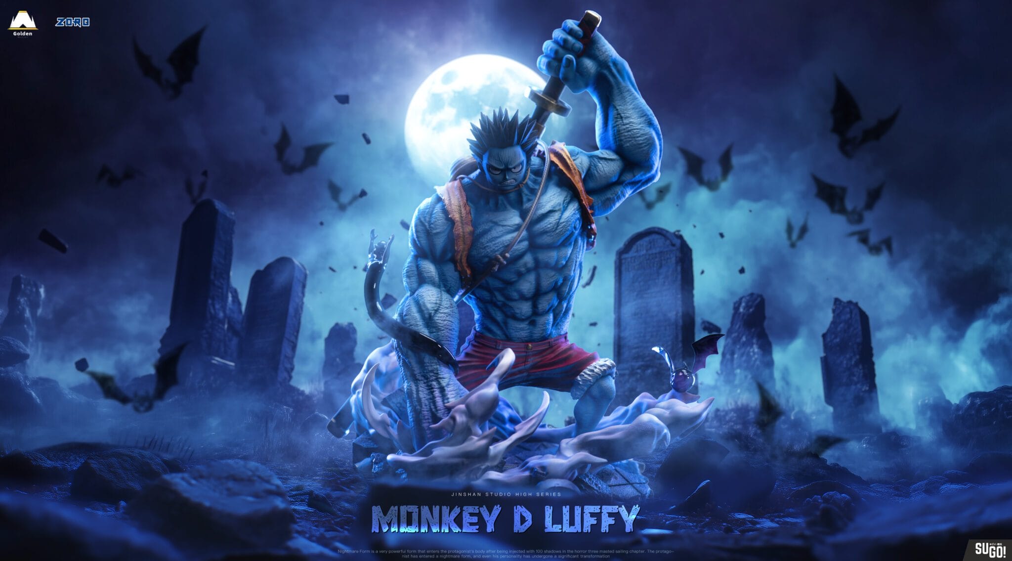 Golden Studio One Piece Nightmare Luffy Horror Series Vol. 2 1/6 Scale ...