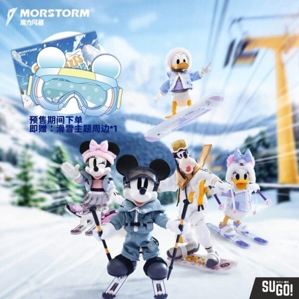 MORSTORM Disney Snow Board Club Mickey Action Figure - Sugo Toys ...