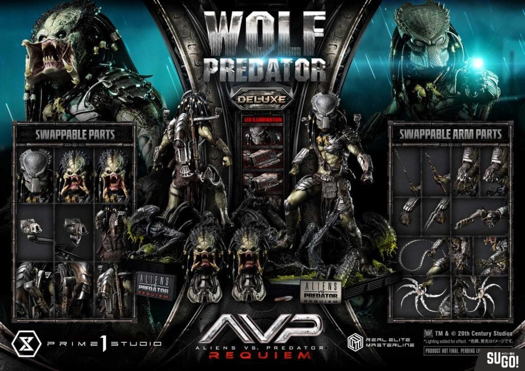 Prime 1 Studio REMAVP-01DX Real Elite Masterline Aliens vs. Predator ...