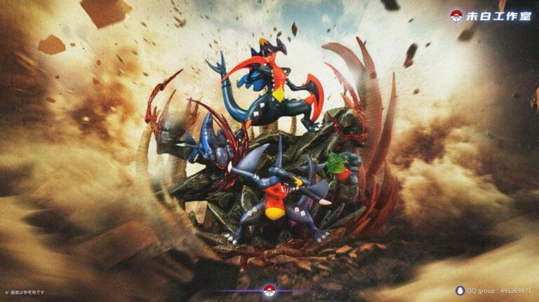 Misaki Studio x Pokemon Garchomp Evolution 36cm(H) GK Statue - Sugo ...