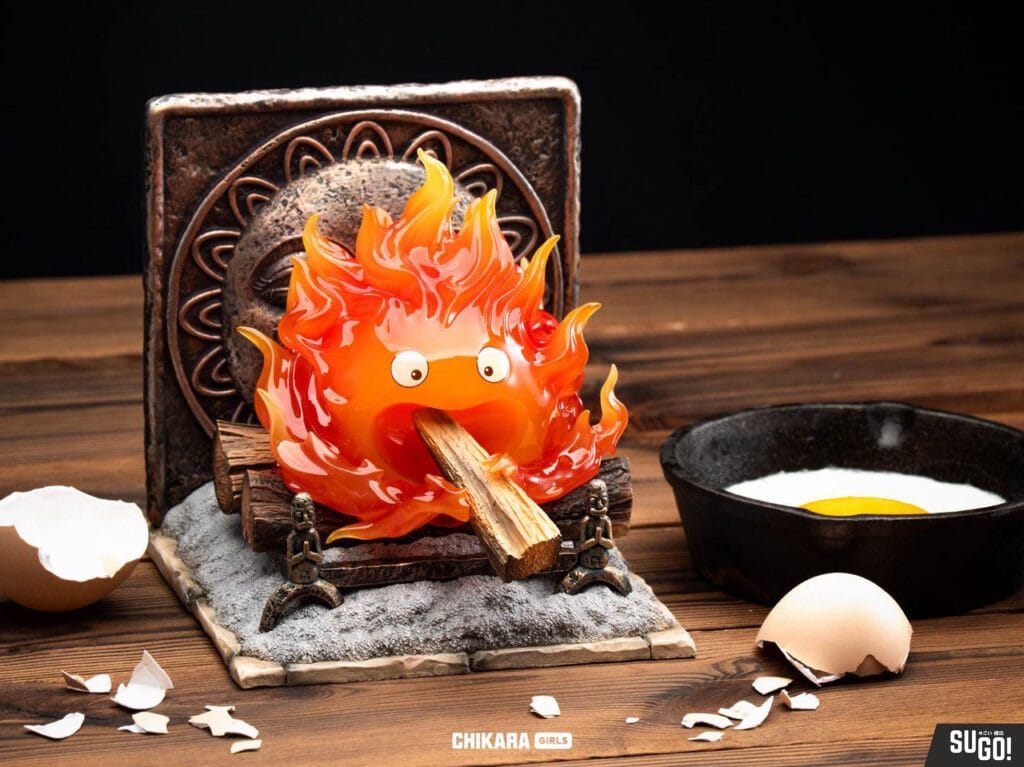 CHIKARA Studio Howl's Moving Castle Calcifer 13cm GK Statue - Sugo Toys ...