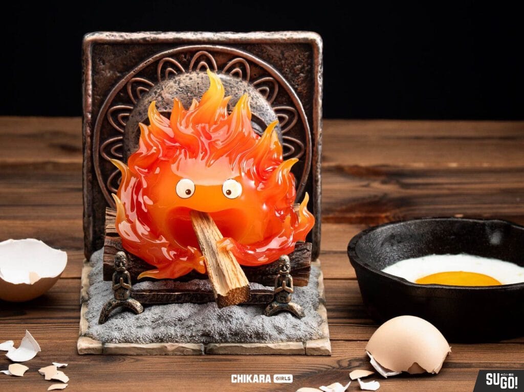 CHIKARA Studio Howl's Moving Castle Calcifer 13cm GK Statue - Sugo Toys ...