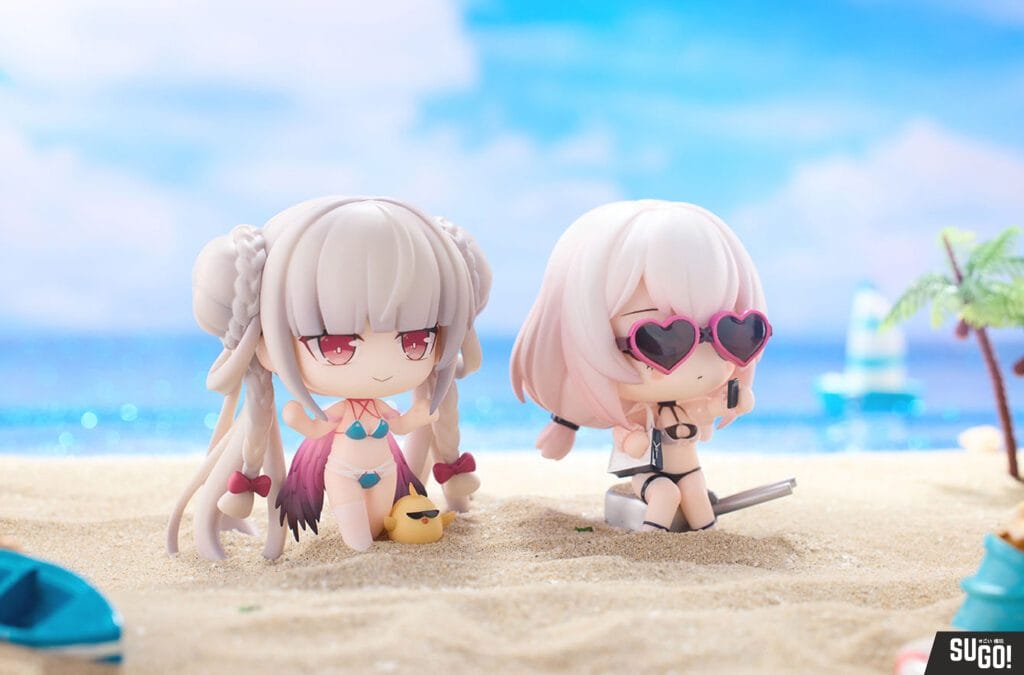 Hanabee Azur Lane Summer Swimsuit Q Version Figure Vol.2 Set Ver. PVC ...