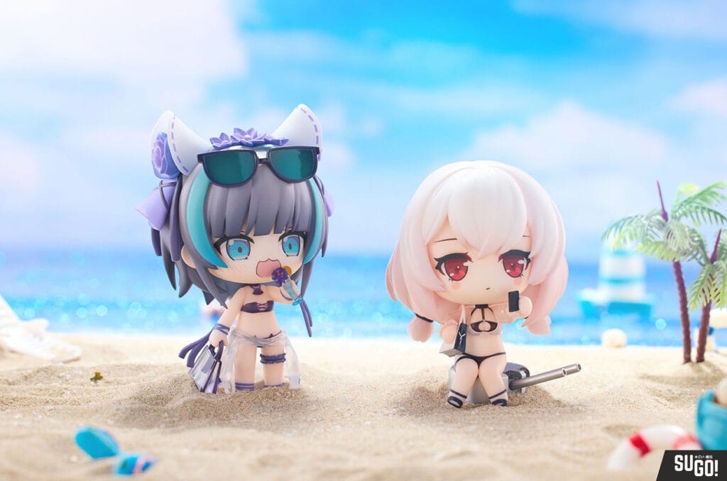Hanabee Azur Lane Summer Swimsuit Q Version Figure Vol.2 Set Ver. PVC ...