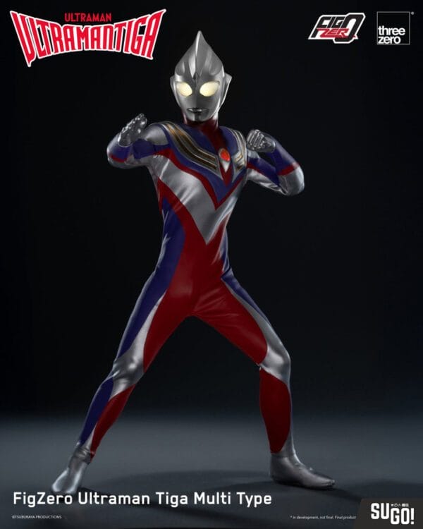 Threezero 3Z0567 Ultraman Tiga Figzero Ultraman Tiga Multi Type Action Figure - Sugo Toys ...