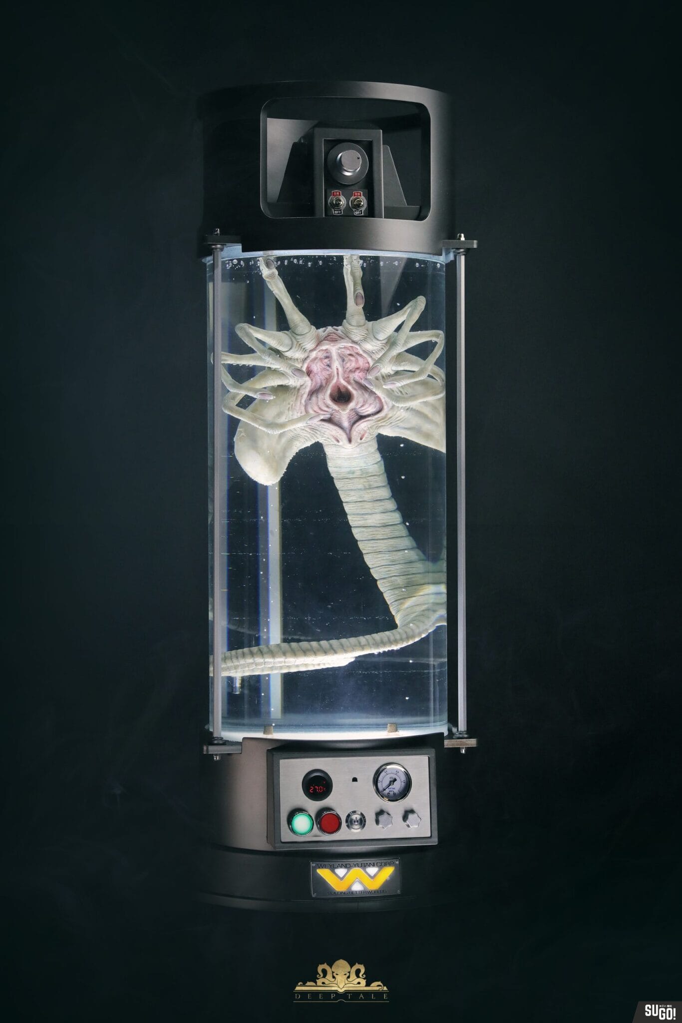 Deep Tale Studio - Alien Facehugger Stasis Chamber Life Size 1/1 Statue ...