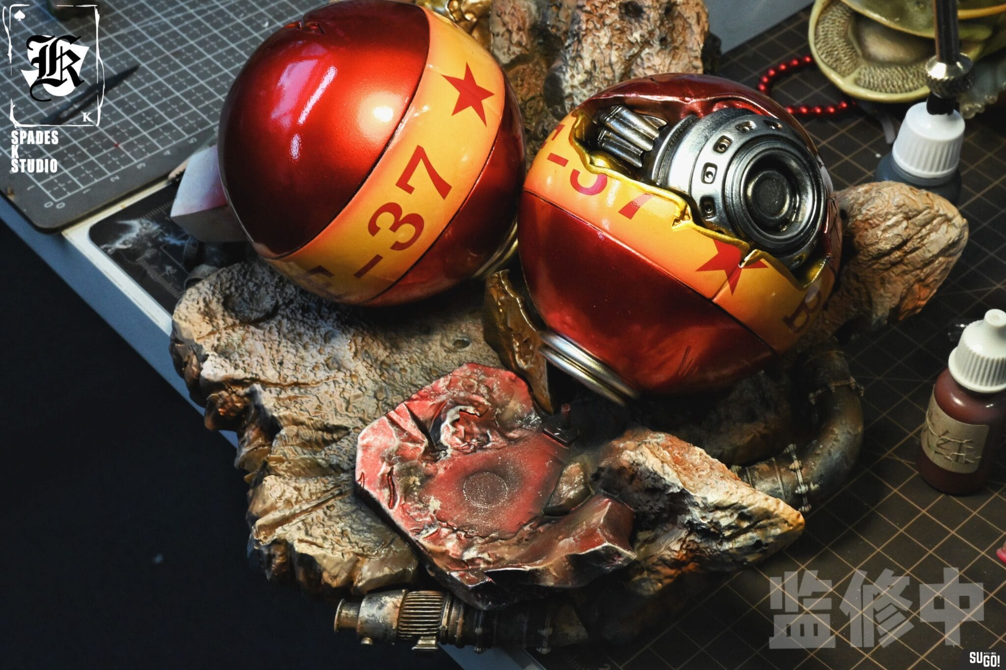 SPK Studio One Piece Franky (Battle Damaged) 32.5cm GK Statue - Sugo ...