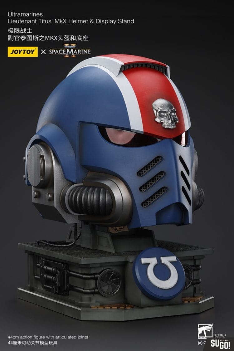 Joy Toy JT01697 Warhammer 40 Ultramarines Lieutenant Titus' Mkx Helmet ...