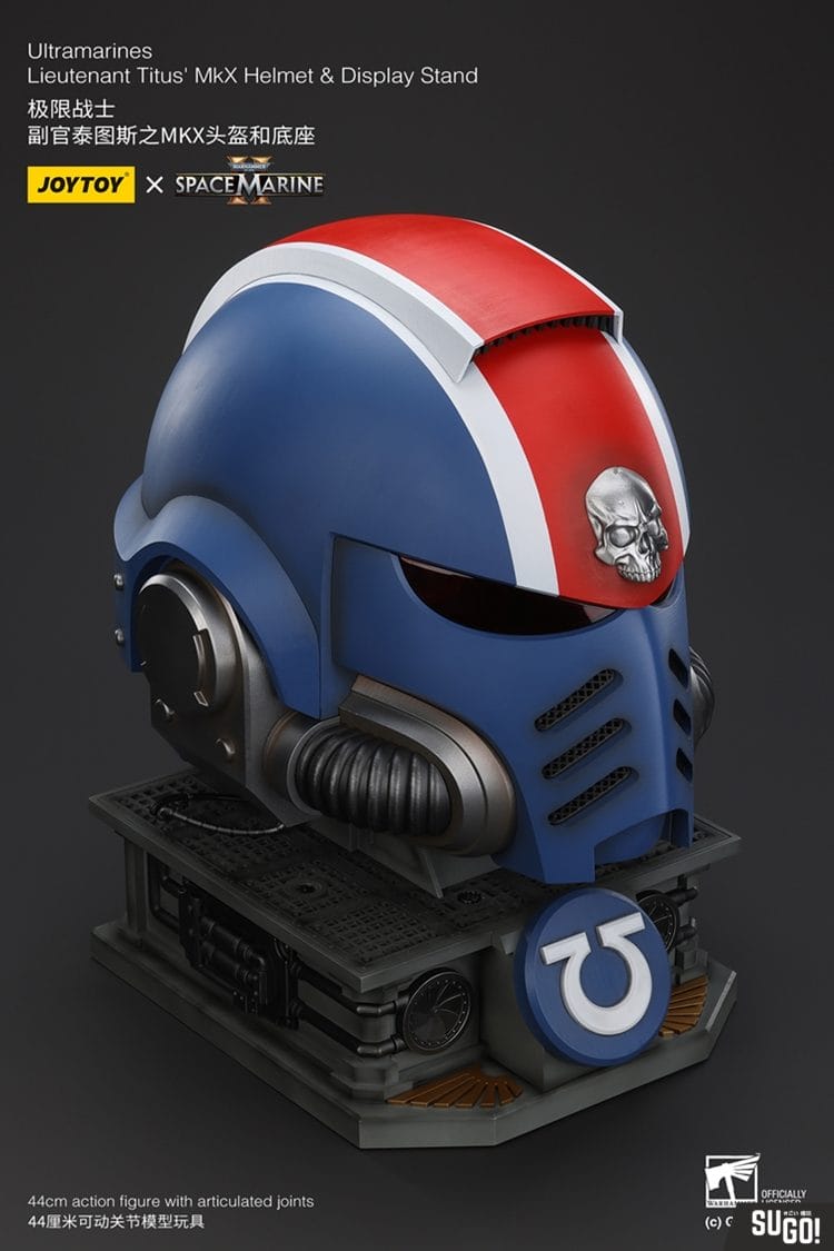 Joy Toy JT01697 Warhammer 40 Ultramarines Lieutenant Titus' Mkx Helmet ...