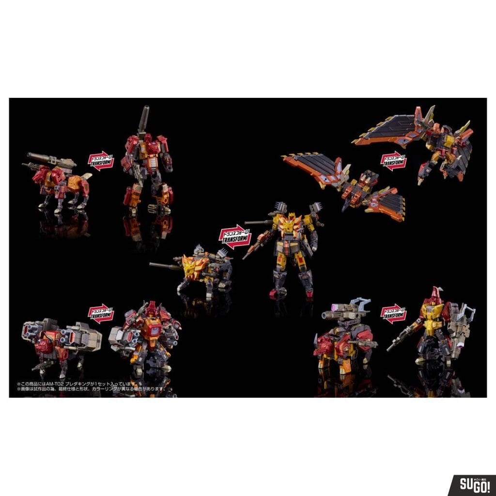 Takara Tomy Adamas Machina AM-T02 Predaking Action Figure - Sugo Toys ...