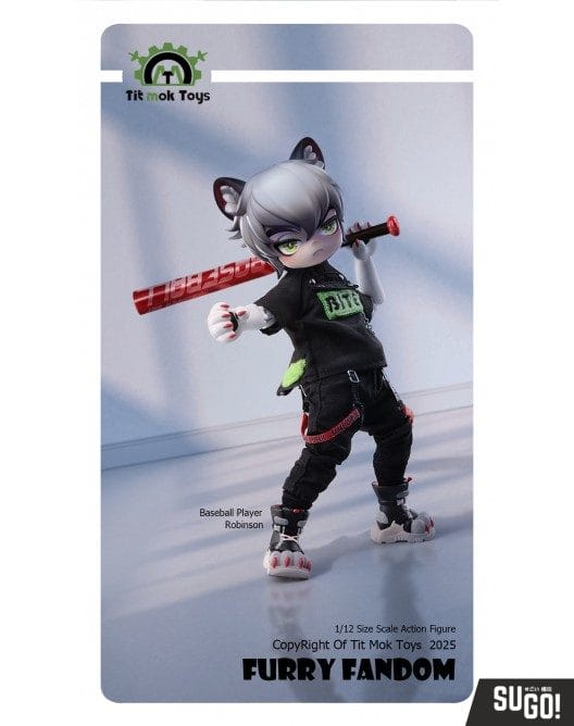 Tit Mok Toys TM-20251 Baseball Prodigy Robinson 1/12 Action Figure ...