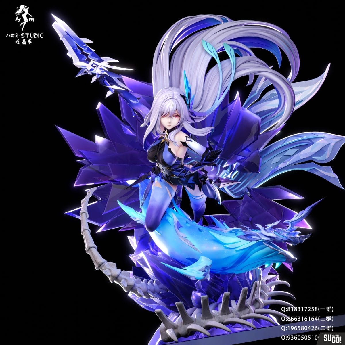 HaJiMi Studio Genshin Skirk Set Ver. 1/6 GK Statue - Sugo Toys | Action ...