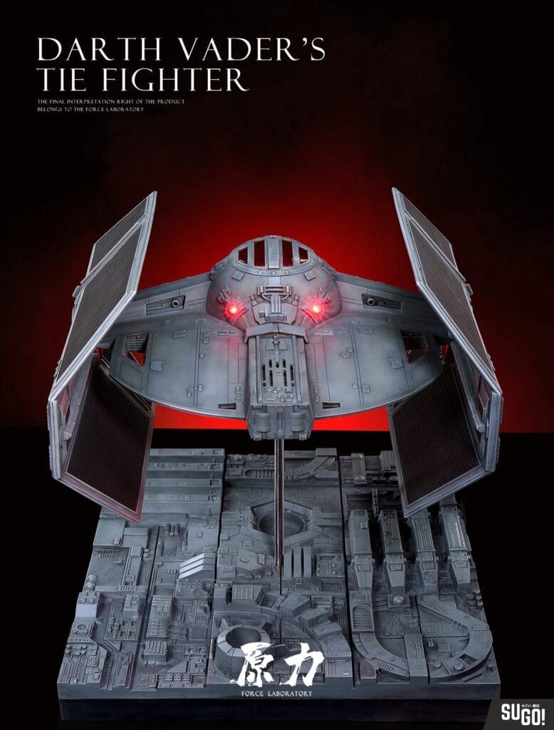 Force Laboratory Star Wars Darth Vaders Tie Fighter 45cm 1/24 Statue - Sugo Toys | Action ...