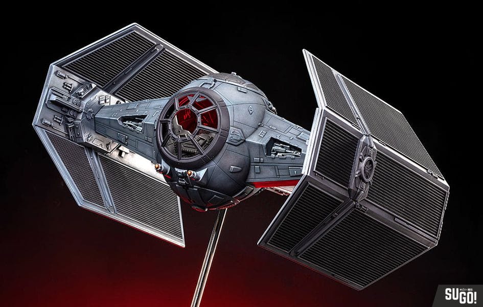 Force Laboratory Star Wars Darth Vaders Tie Fighter 45cm 1/24 Statue ...