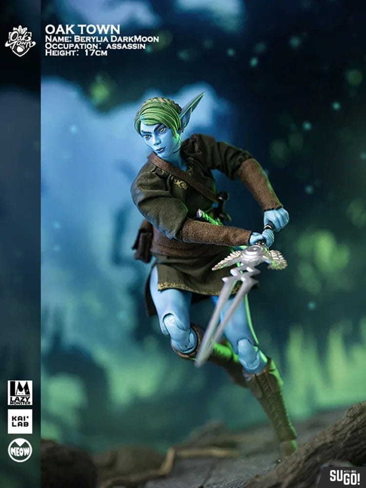 Lazy Monster Studio Assassin Berylia Darkmoon Action Figure - Sugo Toys ...
