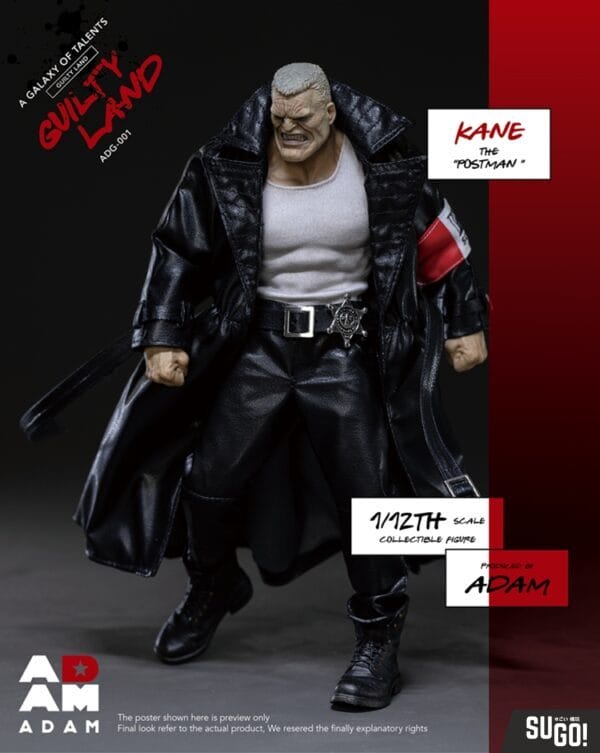 ADAM Studio's ADG-001 New Adam Guilty Land Kane 1/12 Action Figure ...