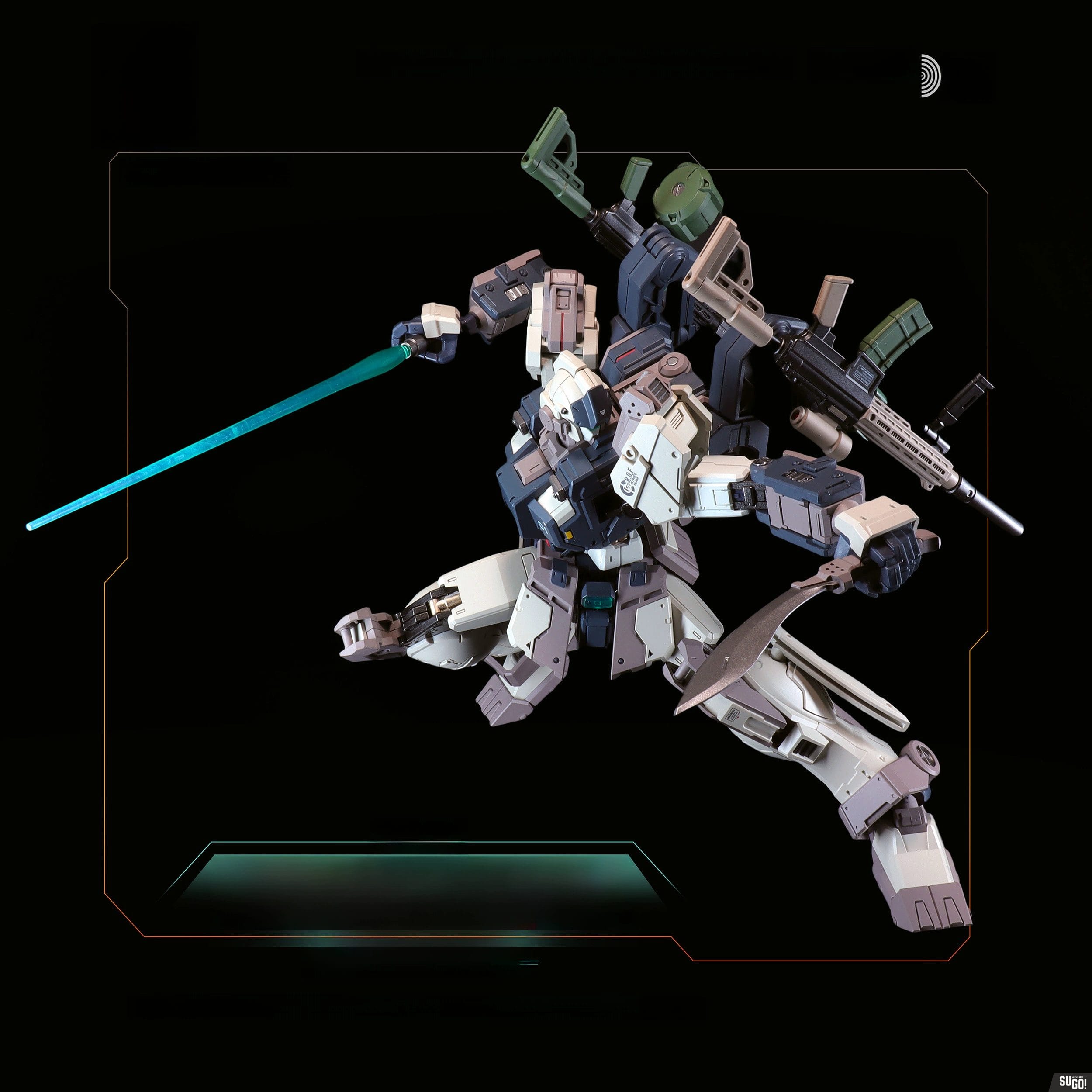 Hot General MJZ-02 Declaration Of War Series Shadow War Zone Kratos Deluxe Ver. 1/100 Action ...